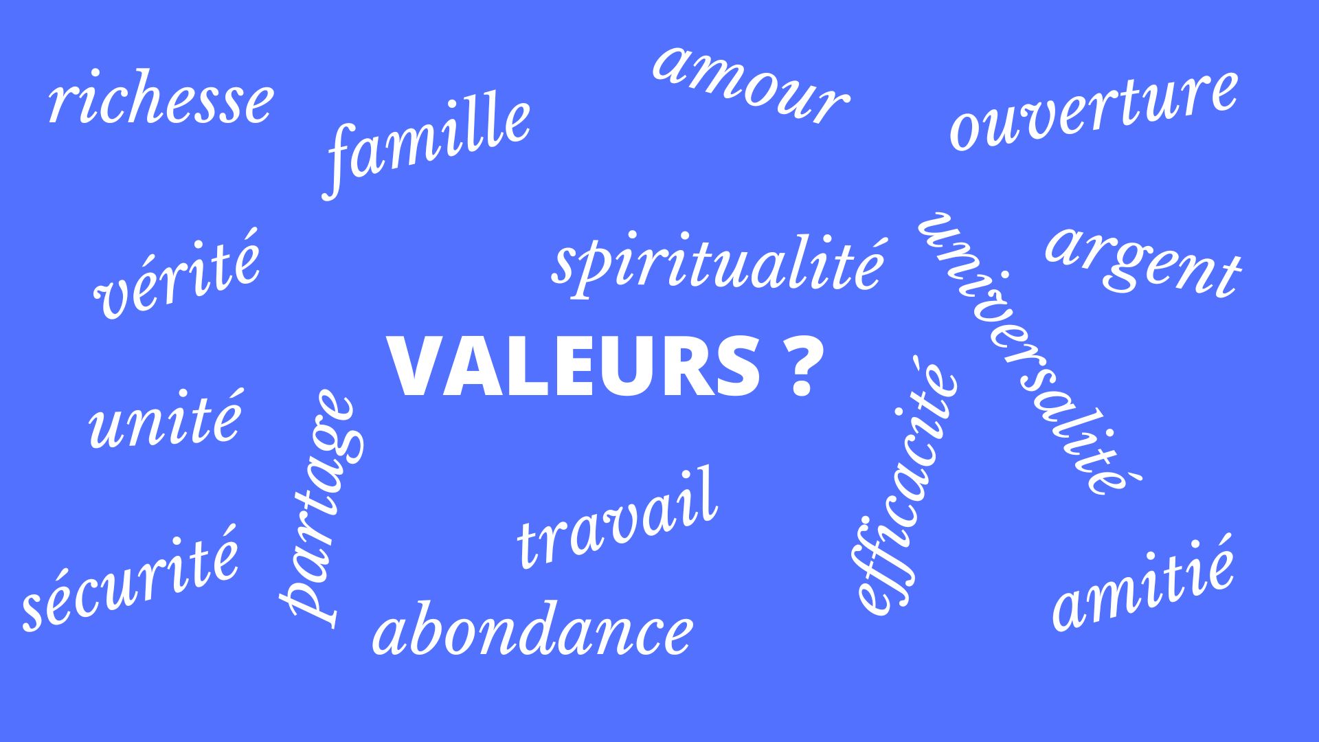 Quelles sont tes valeurs ? – Coach + de vie